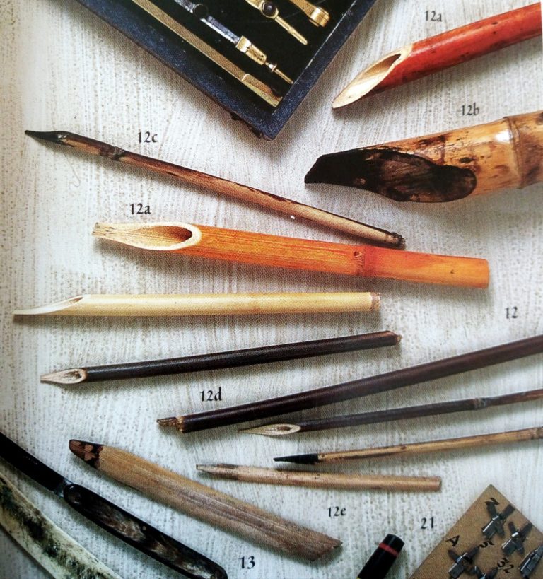 Le Qalam (ou calame) en calligraphie - Dessin Calligraphie arabe