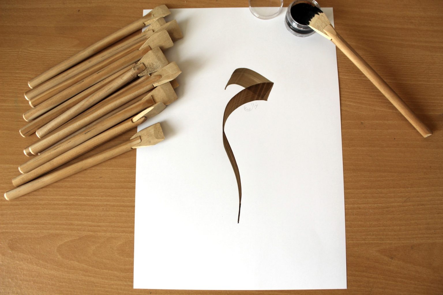 Le Qalam (ou calame) en calligraphie - Dessin Calligraphie arabe