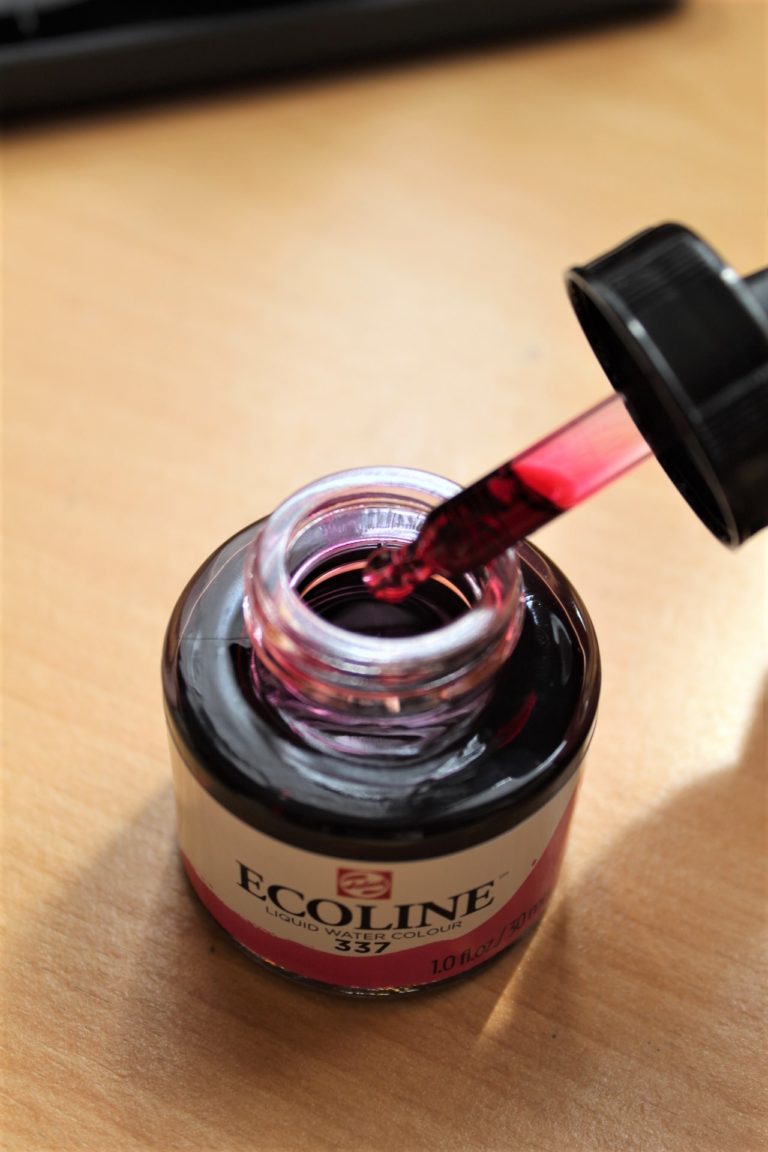 Encre aquarelle liquide ECOLINE - Dessin Calligraphie arabe